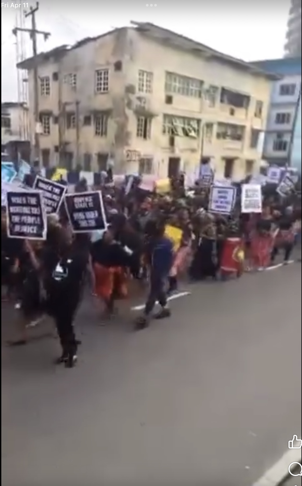 Video: Rivers women protest, demand end to emergency rule — Daily ...