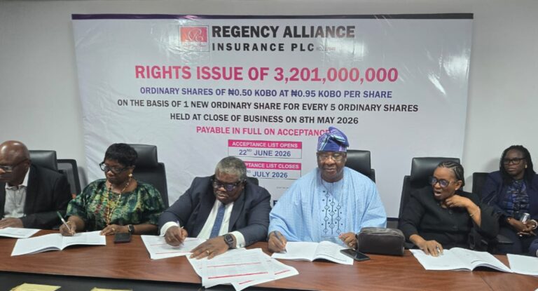 Regency Alliance Insurance signs rights issue agreement, signals ...